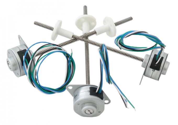 12V High Torque Small Dc Motor , 2 Phase Linear Drive Motor 25BYT48-12Q