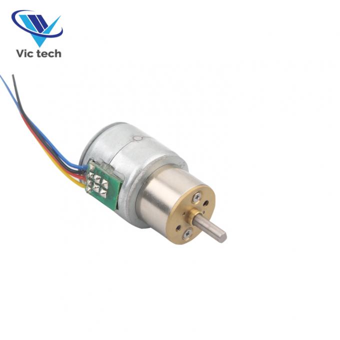 Durable 20mm 12 Volt Gear Drive Motors / High Precision Stepper Motor ...