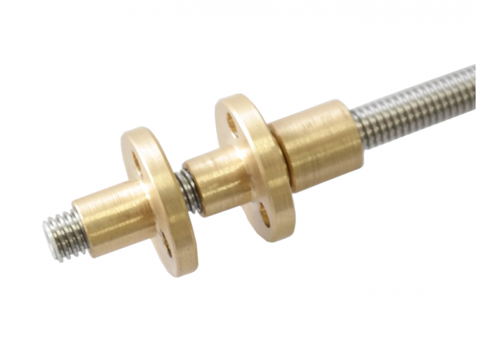 Large Guide Multi Head TR8 Lead Screw And Nut 8mm Outer Diameter
