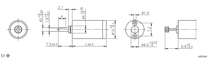 High Torque 4096 Reduction Ratio VSM10-IG64 Micro Planetary Gearbox