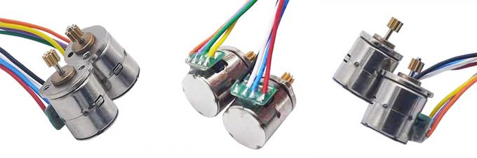 Camera Lenses Mini Stepper Motor 8mm 2 Phase 4 Wire With Copper Gear
