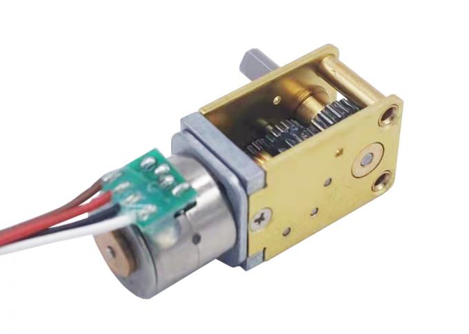 2 Phases Micro Worm Gearbox Stepper Motor 10mm Diameter For Automatic ...