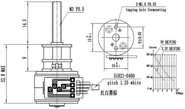15BY mini gear motor 5Vdc 2-phase stepper motor 15mm applied to ...