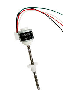 Through Shaft Mini Screw Linear Stepper Motor 20mm Step Angle 7.5 Degree