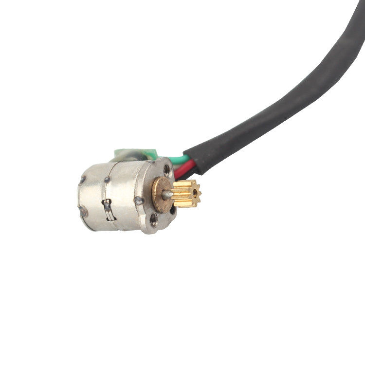 High Speed 2 Phase 4 Wire Micro Stepper Motor 6mm Pm Stepper Motor Long ...