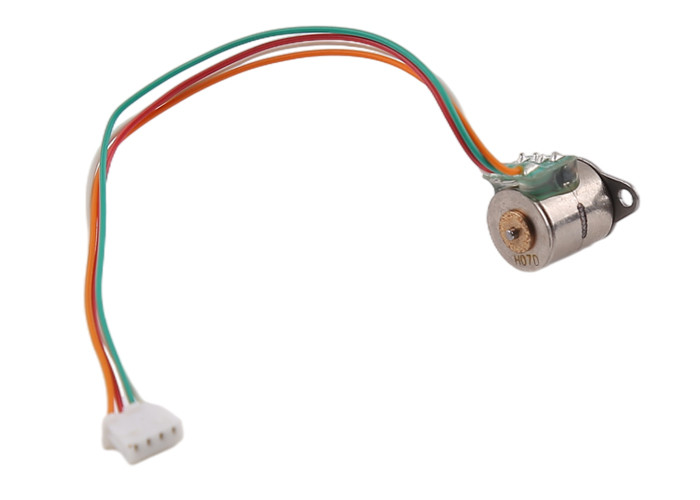 2 phase 4 wire mini stepper motor Durable 8mm Micro Linear Dc Motor , 3 ...