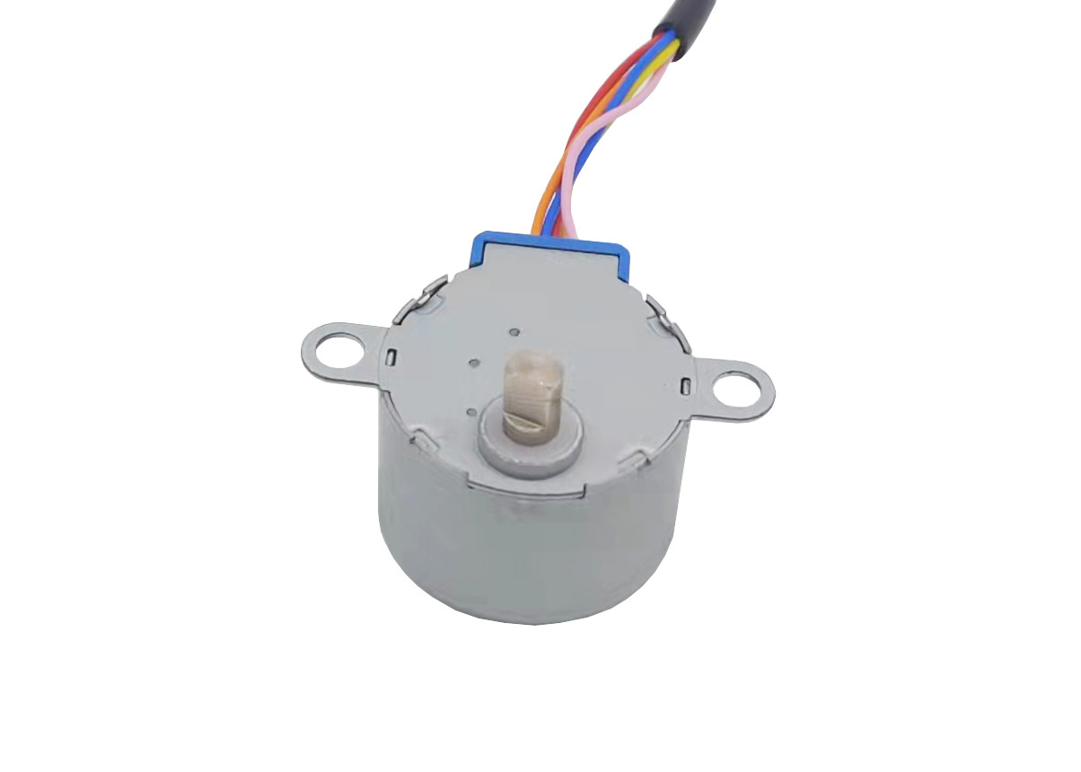 24mm diameter permanent magnet stepper motor with gearbox, single pole ...