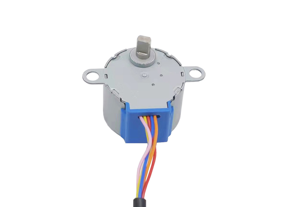 24mm diameter permanent magnet stepper motor with gearbox, single pole ...