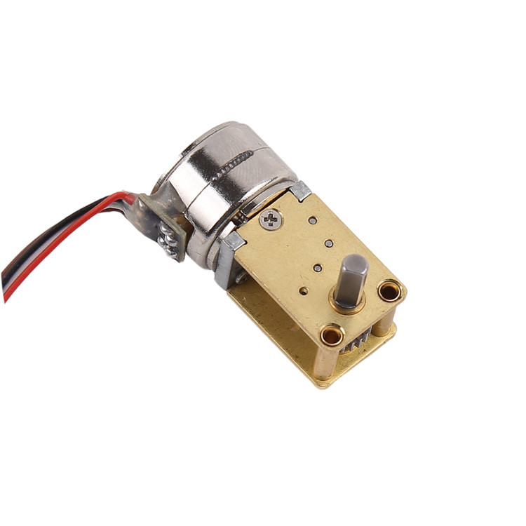 15mm Motor+Worm Gearbox Geared Stepper Motor for 3D Printing、Robotics ...