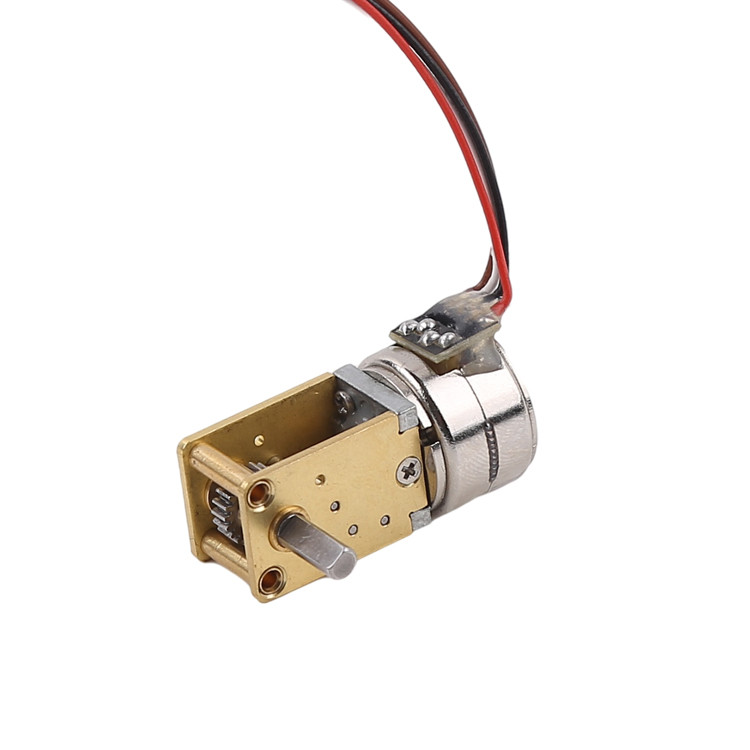 15mm Motor+Worm Gearbox Geared Stepper Motor for Robotics、Industrial ...