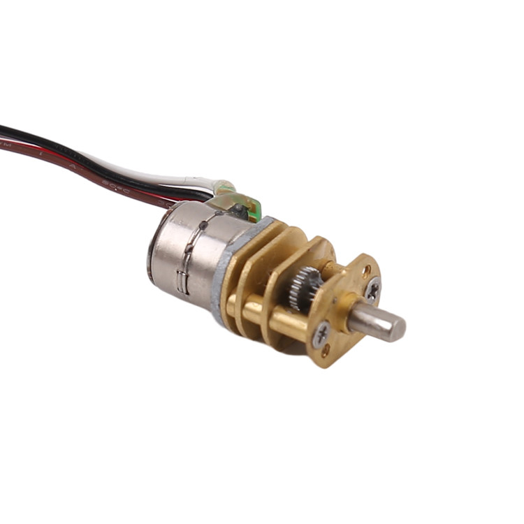 8mm Mini PM Stepper Motor With 10mm*8mm Gearbox 18 Degree Step Angle D ...