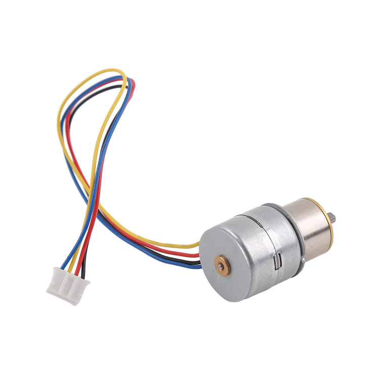 2 Phases High Precision 20mm Pm Stepper Motor With Circular Gearbox 18 ...