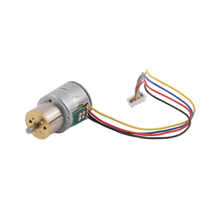 2 Phases High Precision 20mm Pm Stepper Motor With Circular Gearbox 18 ...