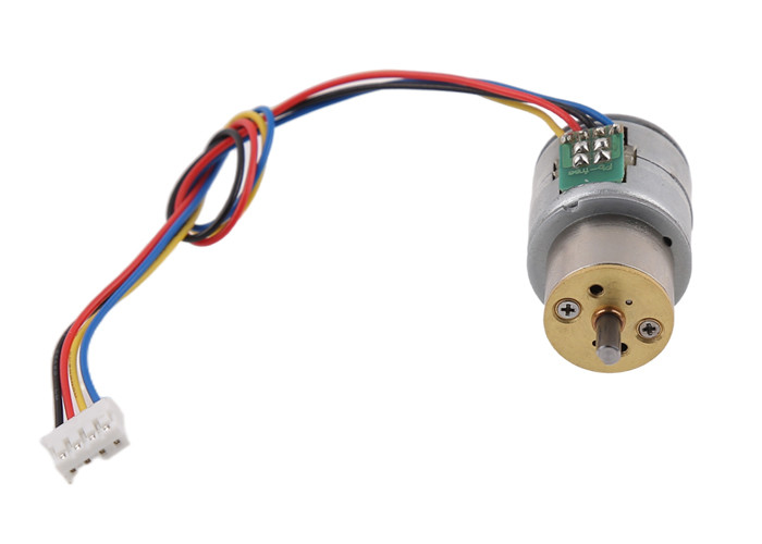 4 Wire Dual Output Shaft Motor 20mm Geared DC Motor With Cylinder Gearbox