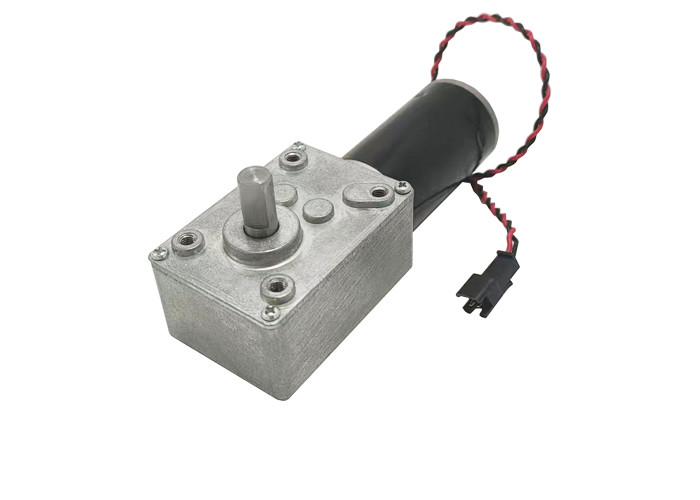 High Torque Electric Motor 24v DC Motor With Worm Gearbox DC Motor