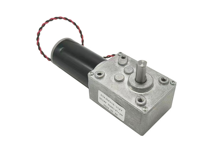 High Torque Electric Motor 24v DC Motor With Worm Gearbox DC Motor