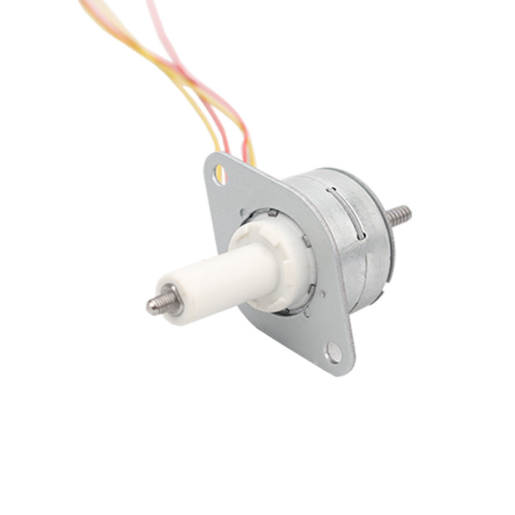 Compact 12 Volt Dc Stepper Motor / Linear Electric Motor 2 Phase 25BYZ ...