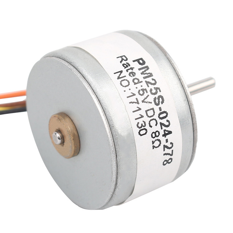 5 V 18 ° Step Angle Durable 25mm Permanent Magnet Stepper Motor Two ...