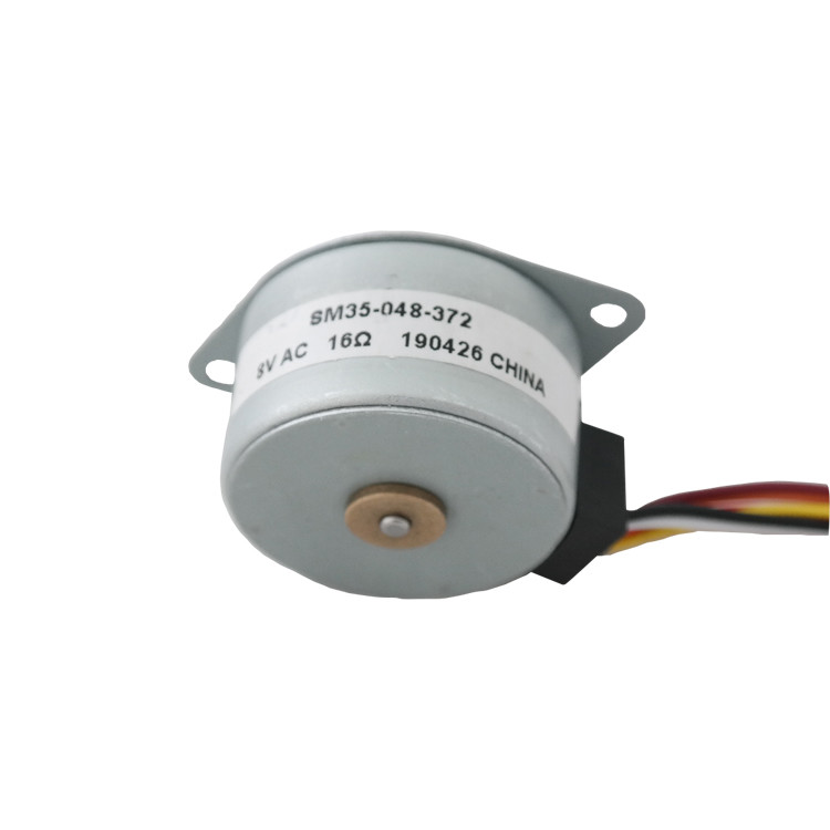 6 Wires 4 Phase Stepper Motor , 8V DC 7.5 Degree Stepper Motor SM35-048