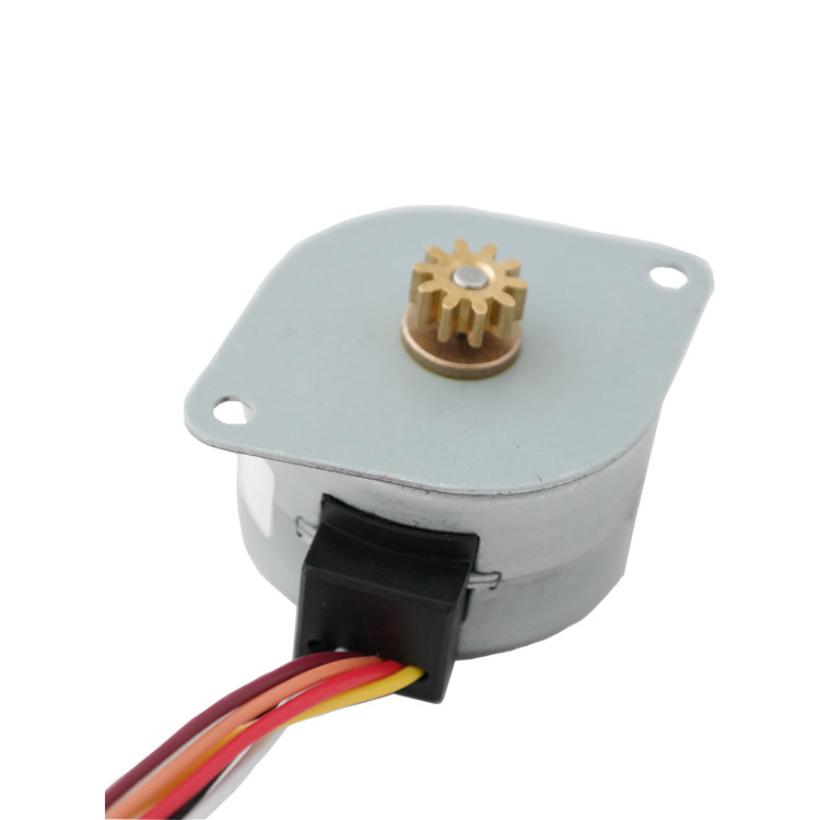 6 Wires 4 Phase Stepper Motor , 8V DC 7.5 Degree Stepper Motor SM35-048