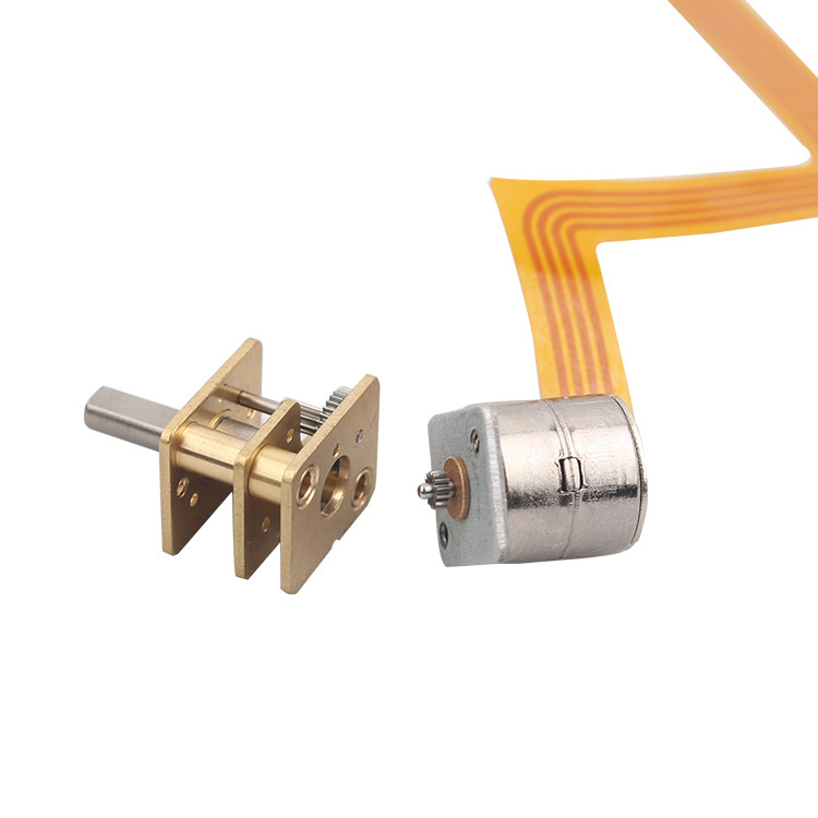 10mm Micro Geared Stepper Motor 18 Degree Step Angle CW/CCW Rotation ...