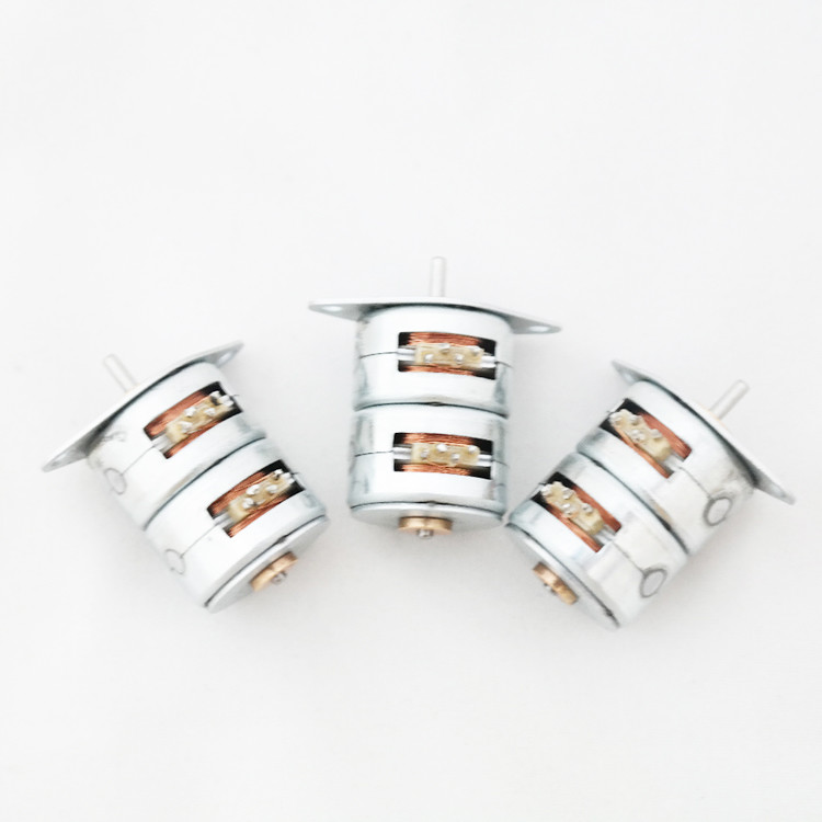 Medical Equipment Electric Stepper Motors , 15mm micro Double Stepper ...