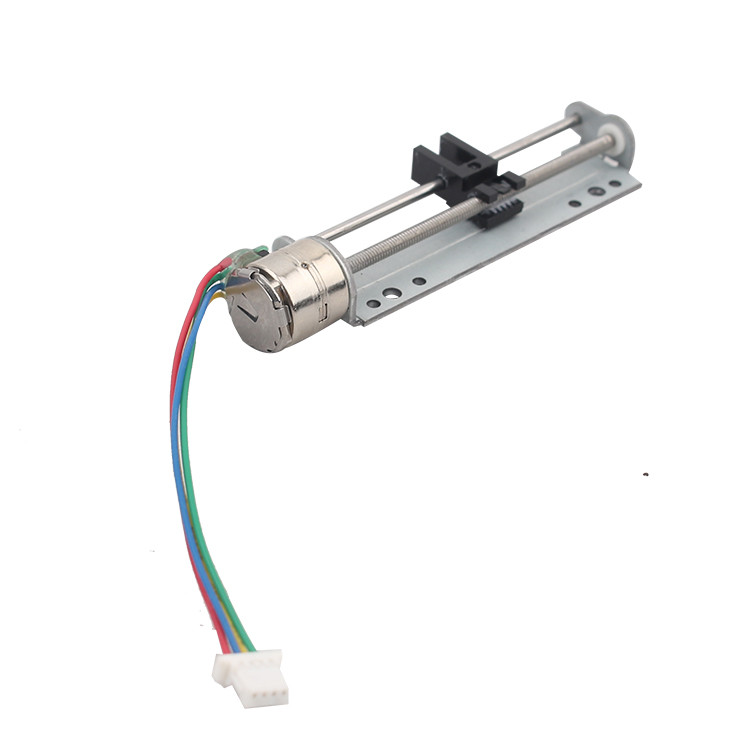 10mm micro slider linear stepping motor screw motor with5v dc bracket ...