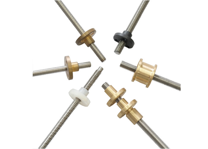 T Type Lead Screw And Nut / Screws And Bolts Hardware National Standard