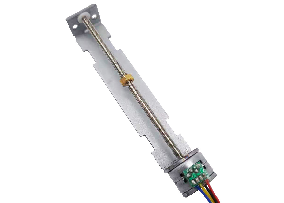 9 V DC Permanent Magnet Slider Screw Stepper Motor 18 Degree Step Angle ...