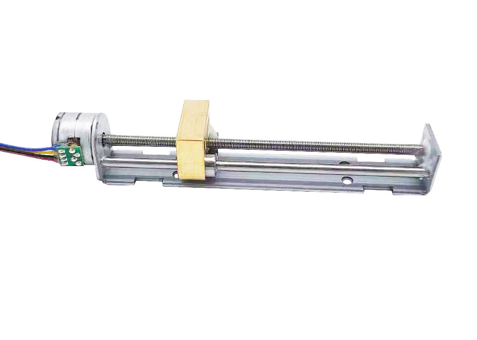 2-phase copper slider stepper motor diameter 15 mm, with M3 lead screw ...
