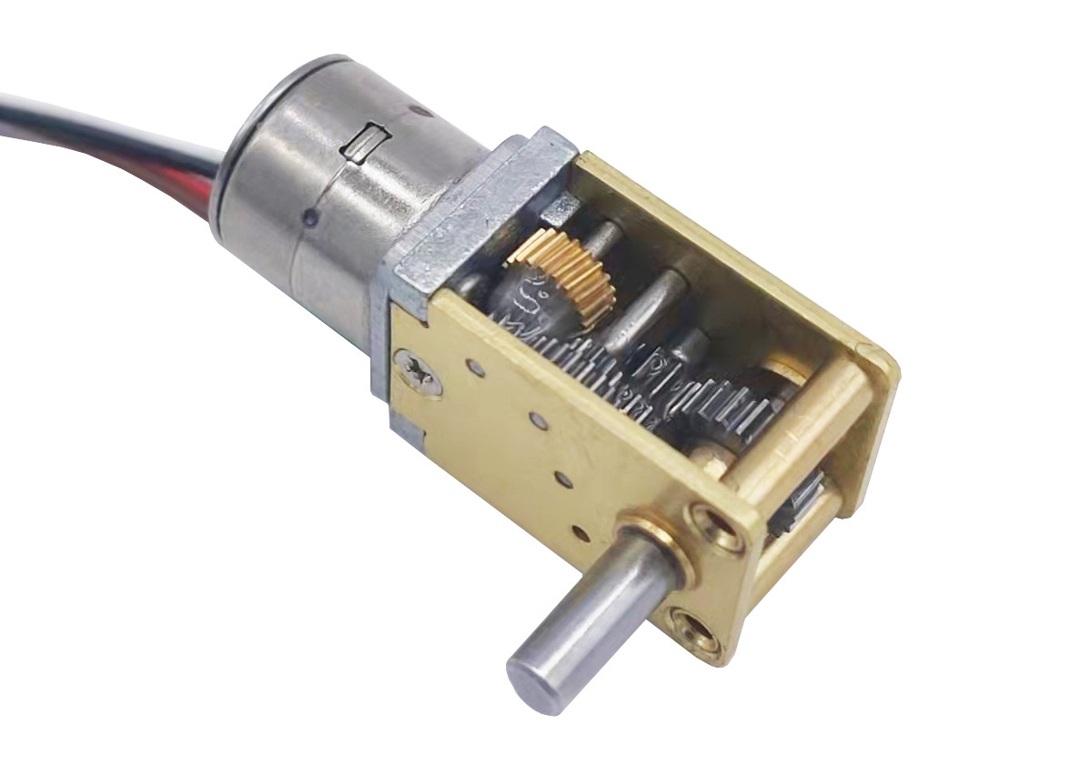 2 Phases Micro Worm Gearbox Stepper Motor 10mm Diameter For Automatic ...