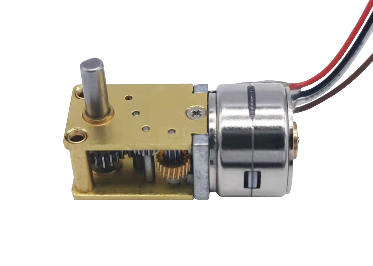 18 degree Step Angle Dc 5v Gear Reducer Stepper Motor 15mm For Fiber ...